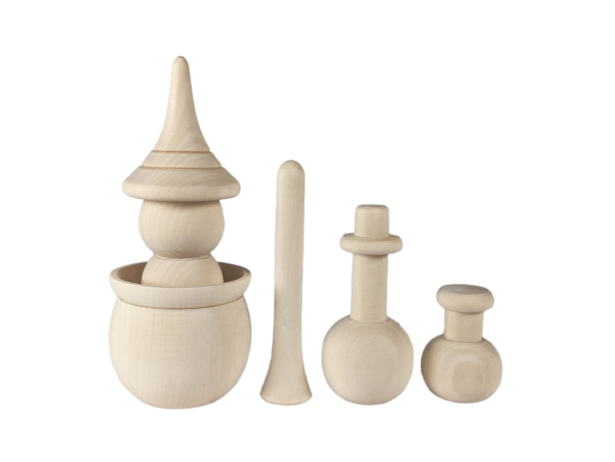 Witch in Cauldron - 5 piece set – Playspire LLC