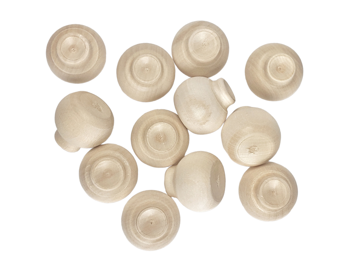 Mini Wooden Blueberries, Unfinished for Crafting & DIY Toys – Playspire LLC