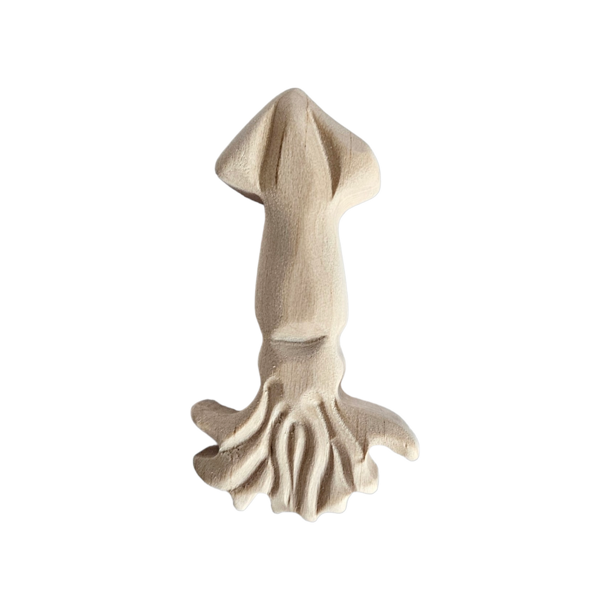 Carved Wooden Squid – Playspire LLC