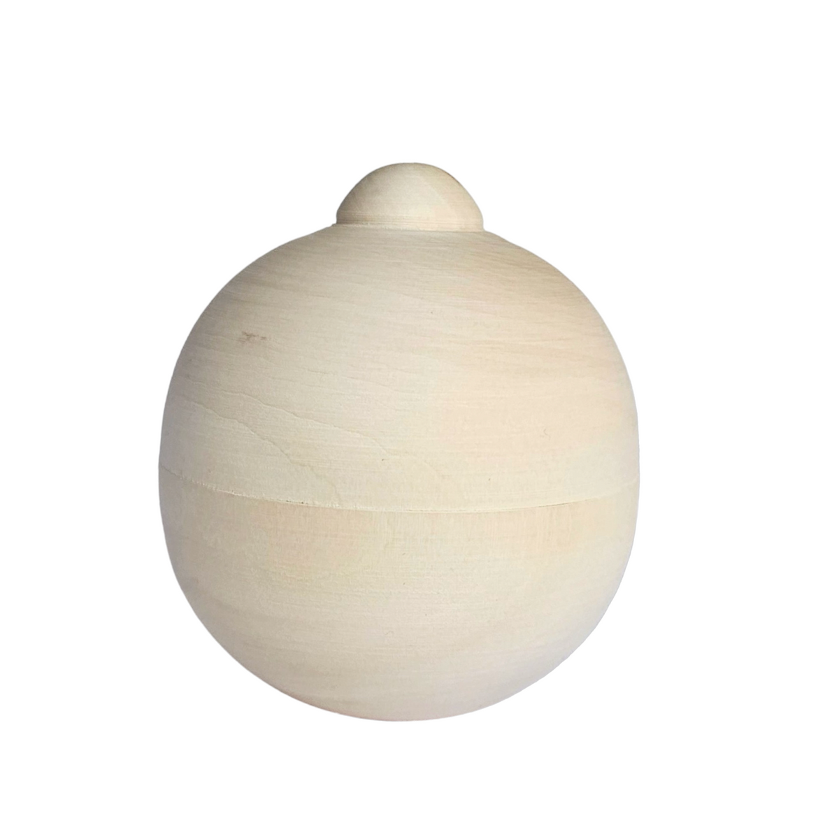 Wooden Ball Box Tree Ornament, Unfinished for Holiday Crafts ...