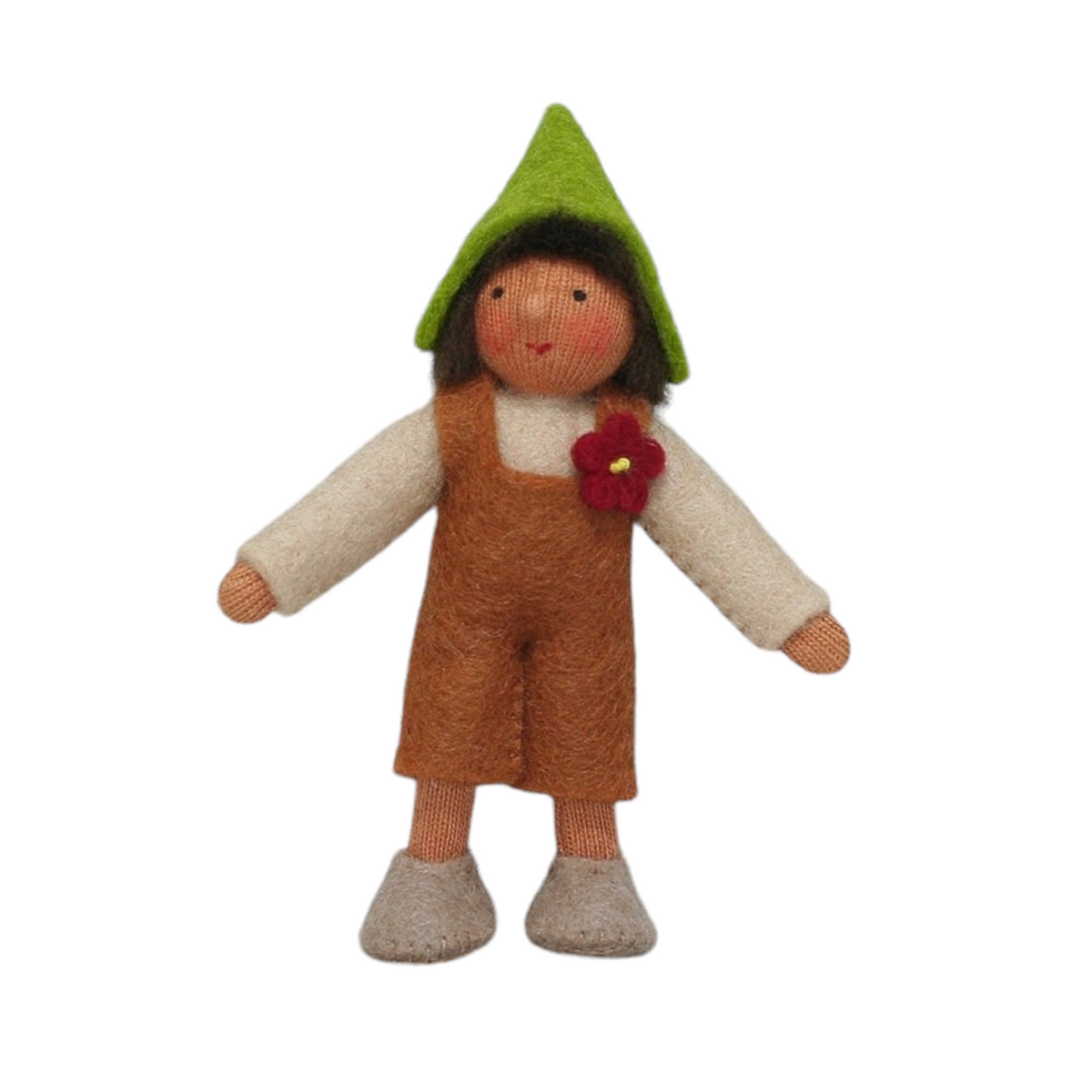 Garden Gnome Boy, a wool felt spring gnome doll handmade by Ambrosius ...